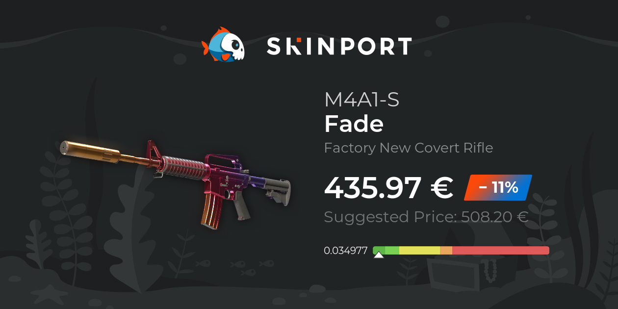 M4A1-S | Dégradé (Neuve) - Counter-Strike 2 - Skinport