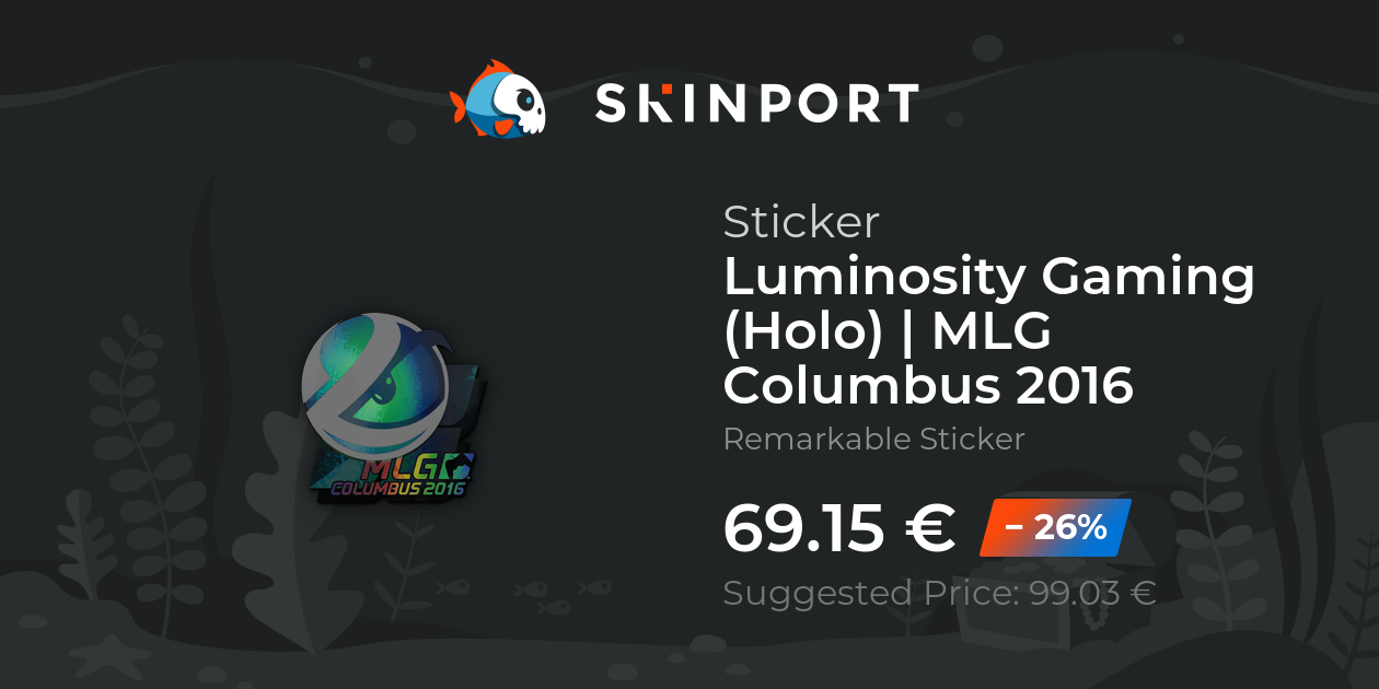 Sticker | Luminosity Gaming (Holo) | MLG Columbus 2016 - Counter-Strike ...