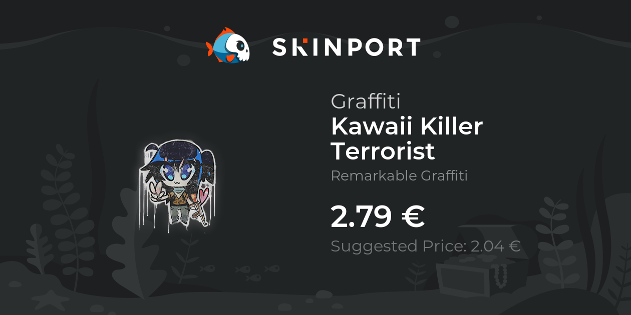 Sealed Graffiti | Kawaii Killer Terrorist - Counter-Strike 2 - Skinport