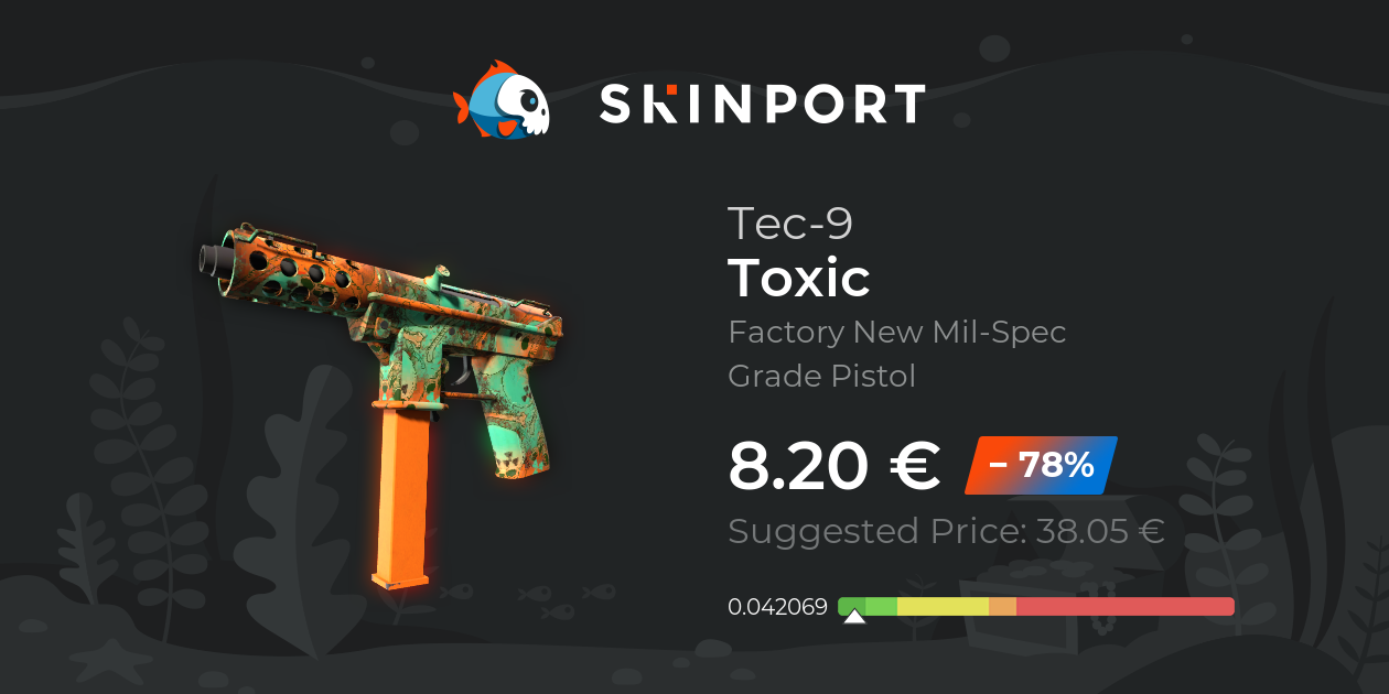 Tec-9 | Toxic (Factory New) - Counter-Strike 2 - Skinport