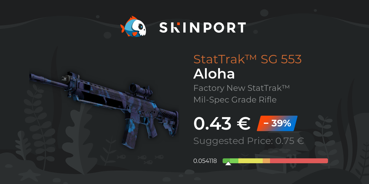 StatTrak™ SG 553 | Aloha (Factory New) - Counter-Strike 2 - Skinport