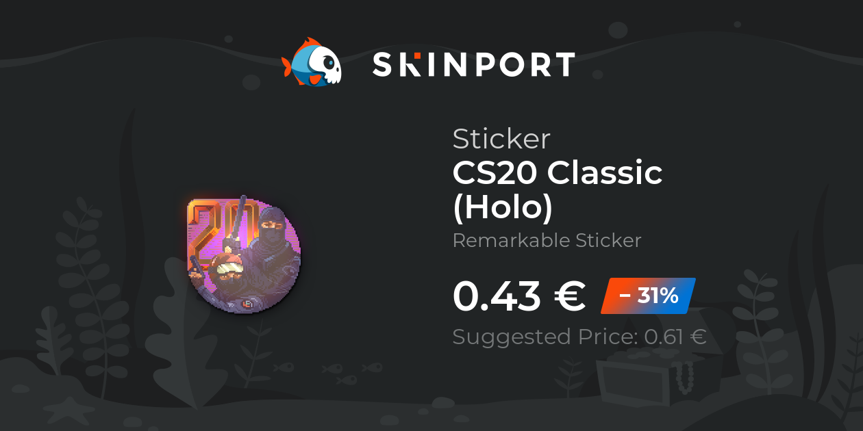 Sticker | CS20 Classic (Holo) - Counter-Strike 2 - Skinport