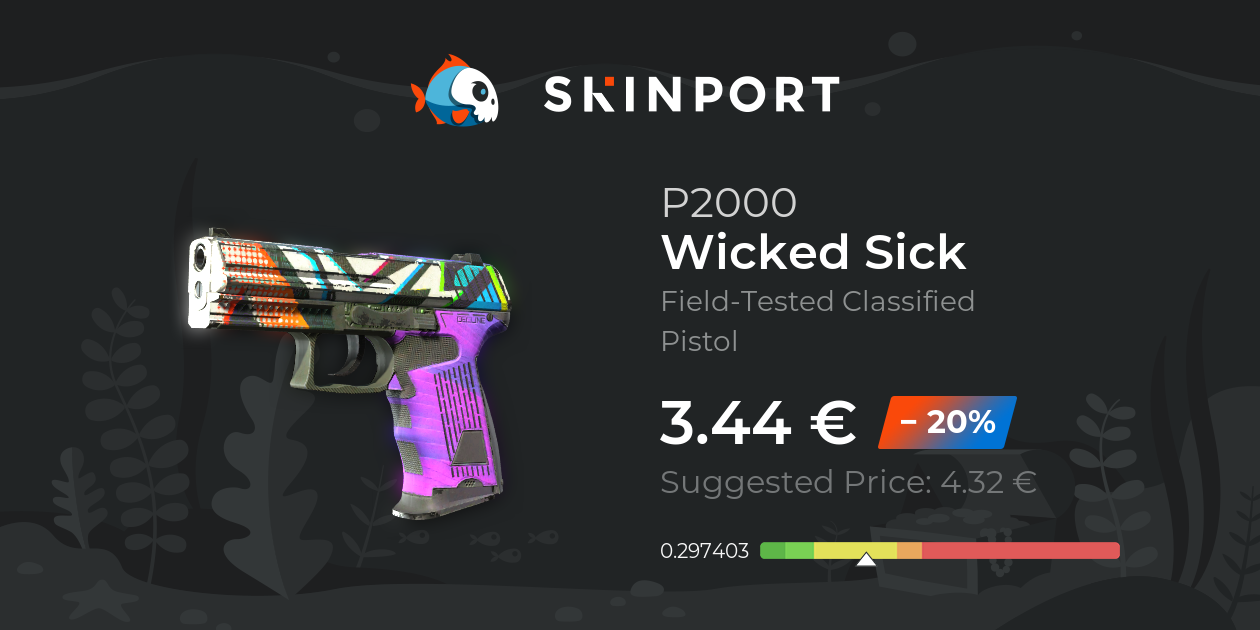 P2000 | Wicked Sick (Field-Tested) - Counter-Strike 2 - Skinport