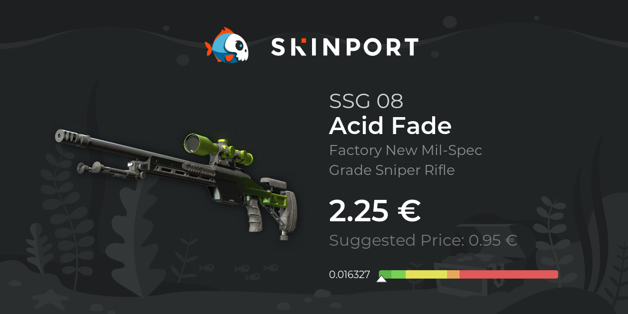 SSG 08 | Acid Fade (Factory New) - Counter-Strike 2 - Skinport