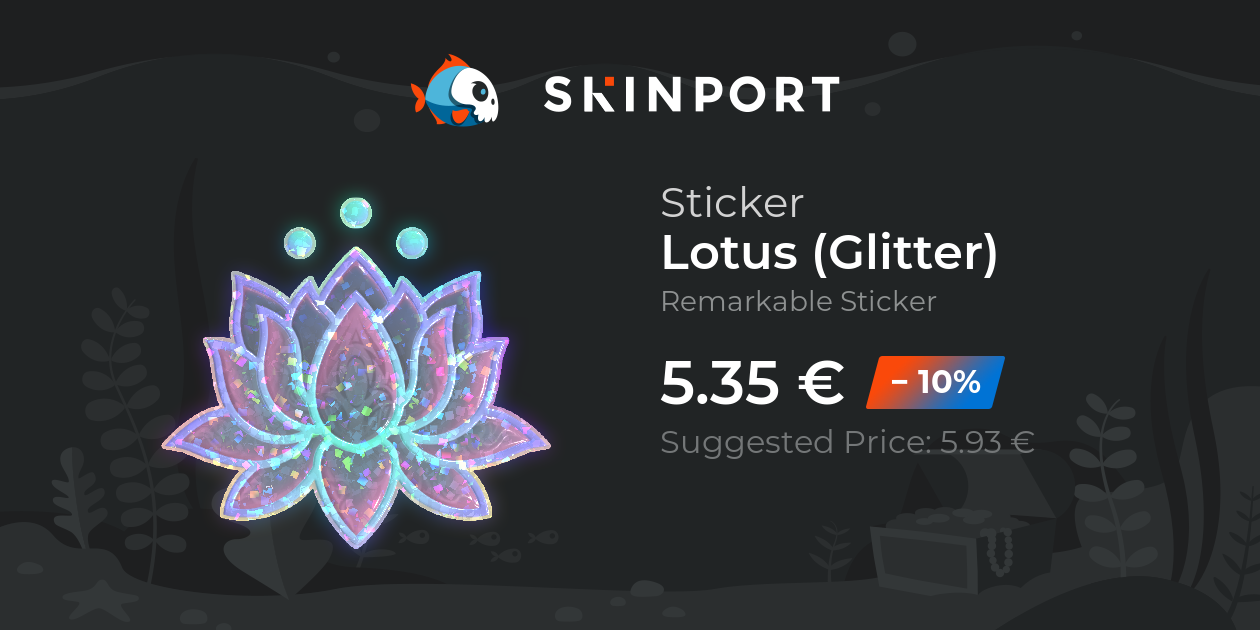 Sticker | Lotus (Glitter) - Counter-Strike 2 - Skinport