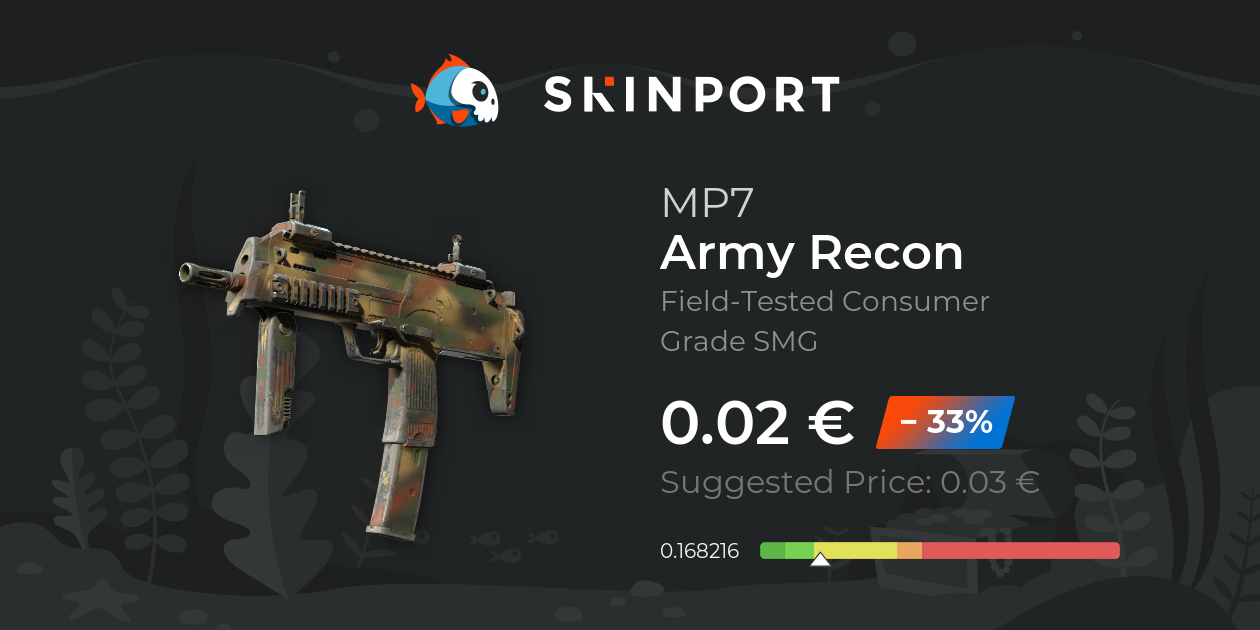MP7 | Army Recon (Field-Tested) - Counter-Strike 2 - Skinport