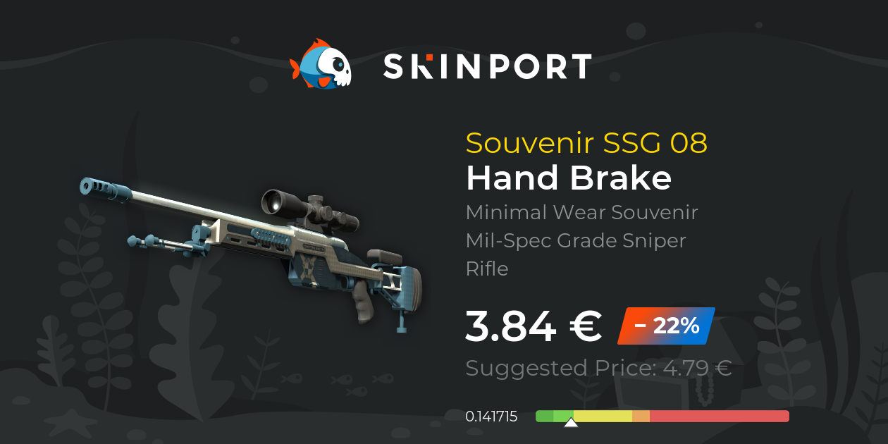 Souvenir SSG 08 | Hand Brake (Minimal Wear) - Counter-Strike 2 - Skinport