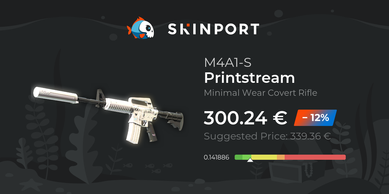 M4A1-S | Printstream (Minimal Wear) - Counter-Strike 2 - Skinport