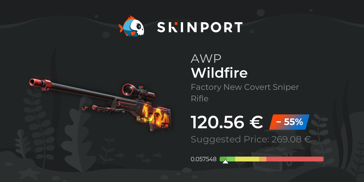 AWP | Wildfire (Factory New) - Counter-Strike 2 - Skinport