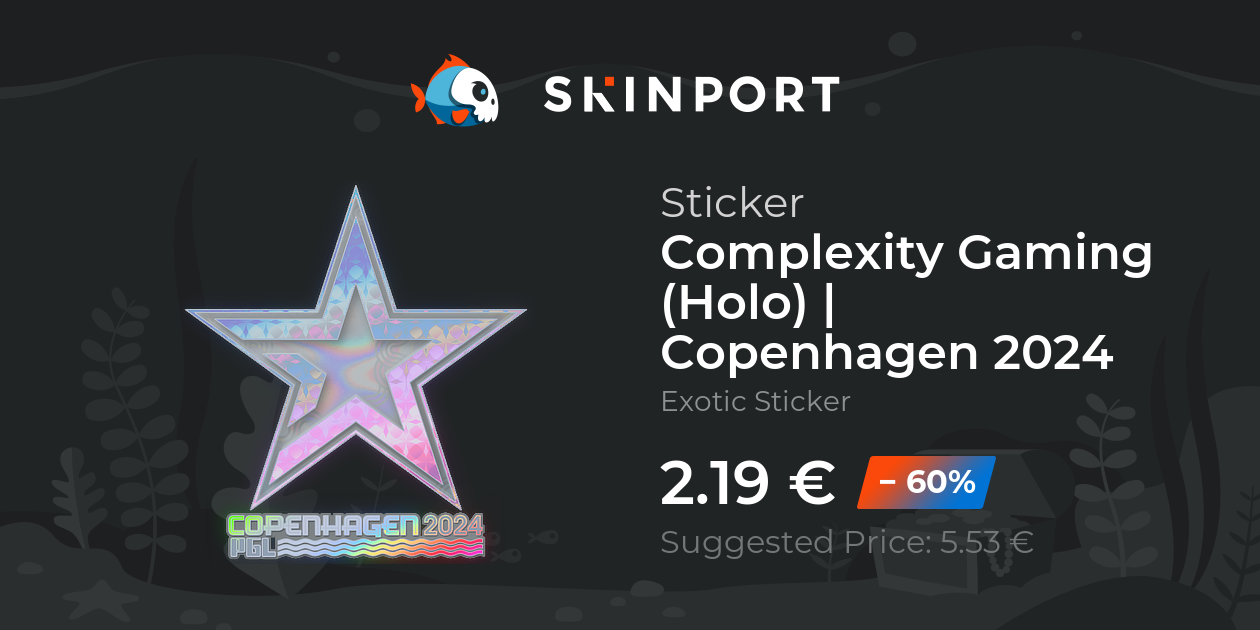 Sticker | Complexity Gaming (Holo) | Copenhagen 2024 - Counter-Strike 2 ...