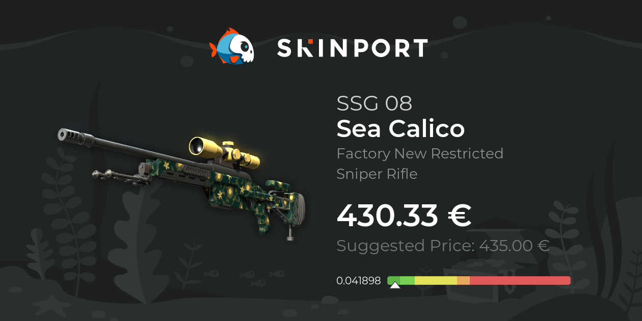 SSG 08 | Sea Calico (Factory New) - Counter-Strike 2 - Skinport