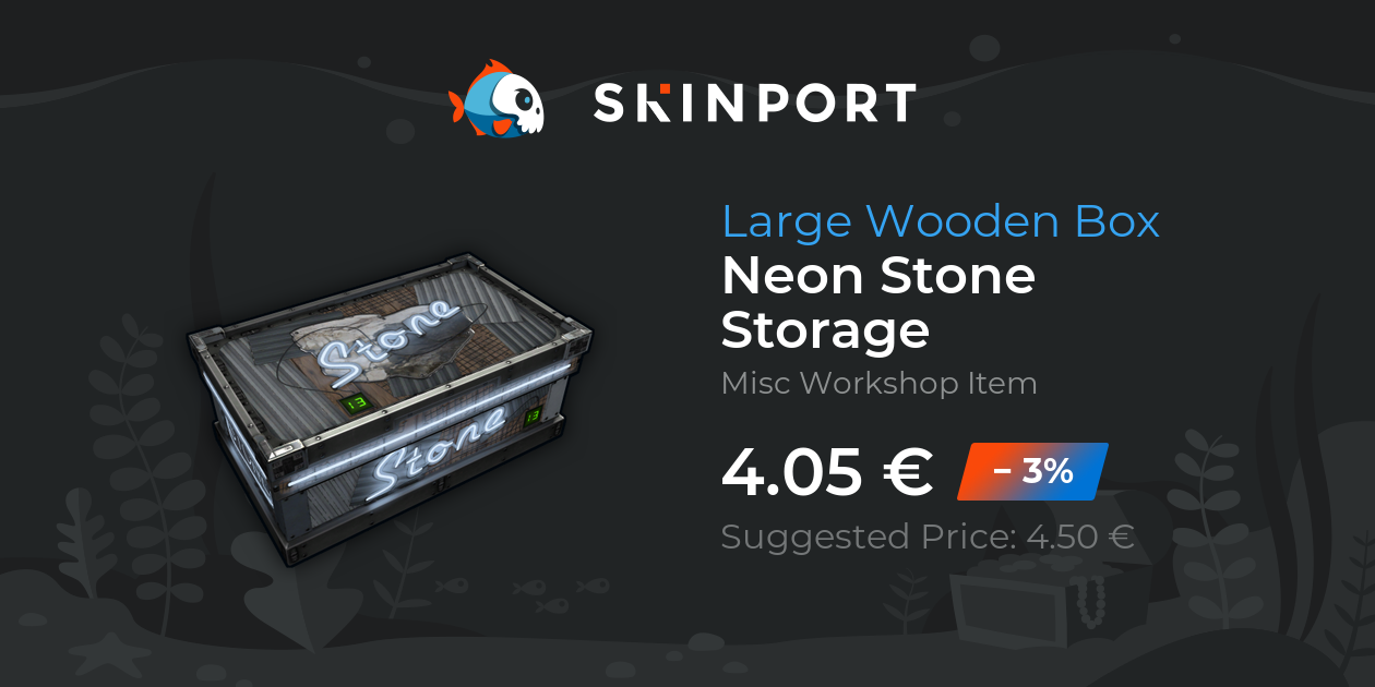 Neon Stone Storage - Rust - Skinport