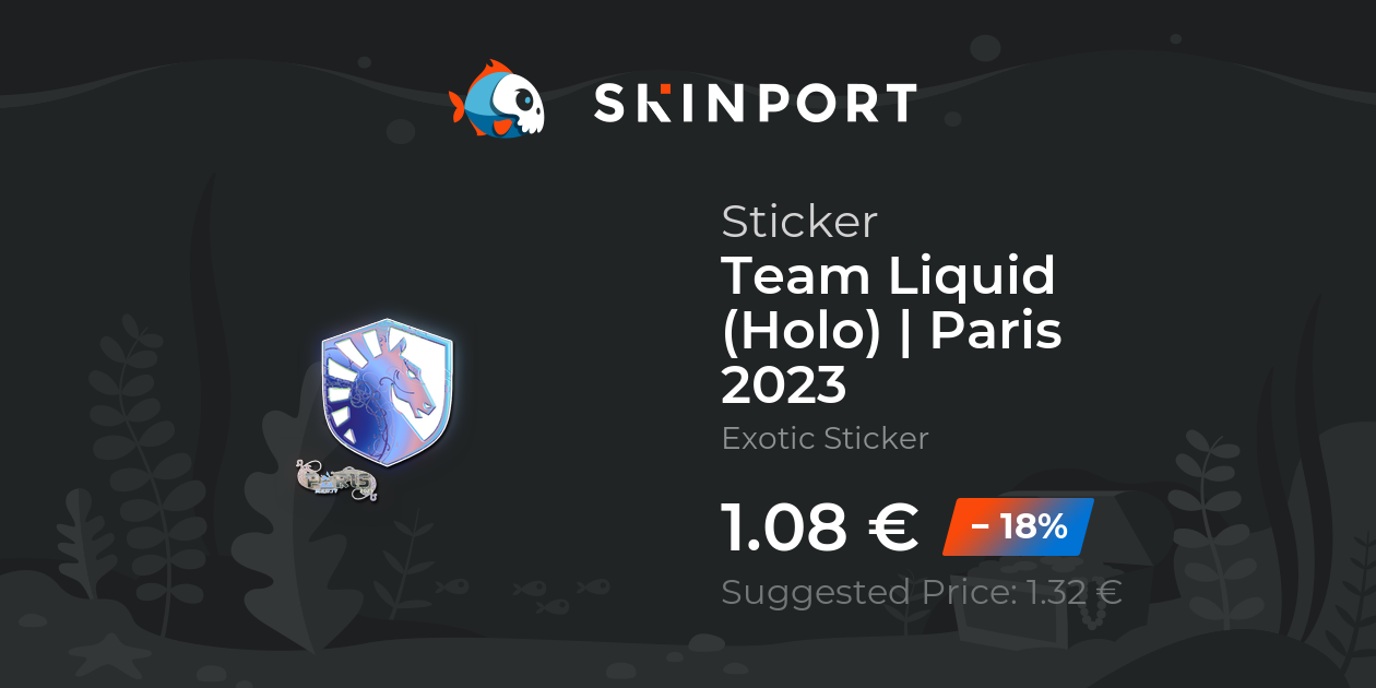 Sticker | Team Liquid (Holo) | Paris 2023 - Counter-Strike 2 - Skinport