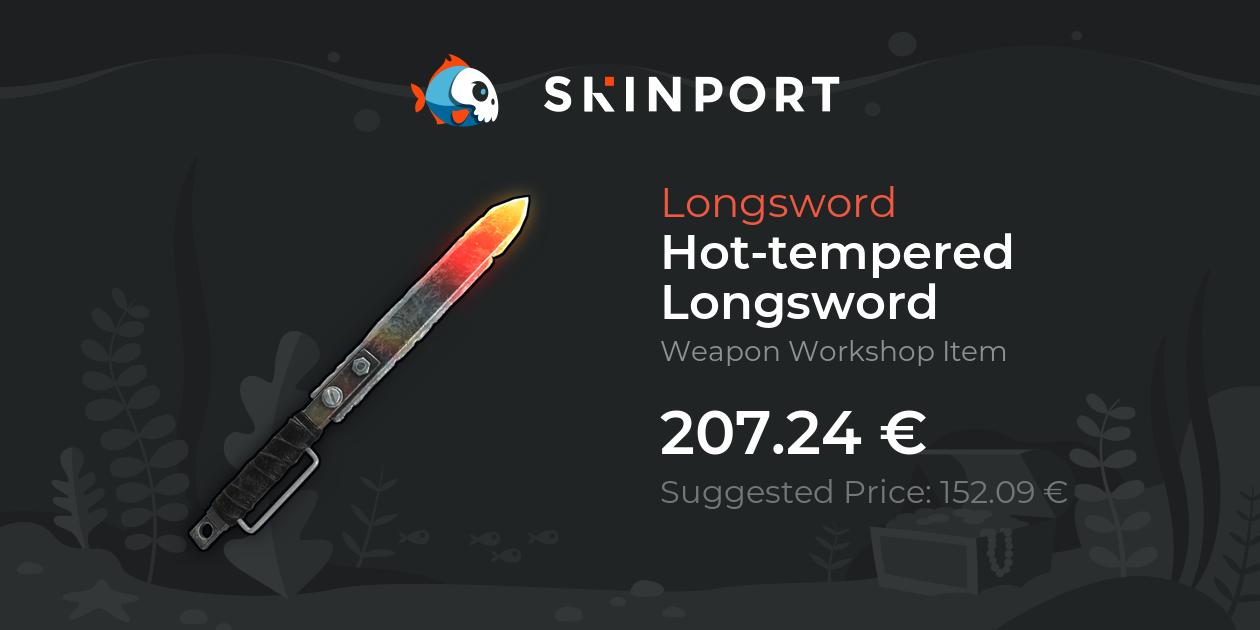Hot-tempered Longsword - Rust - Skinport