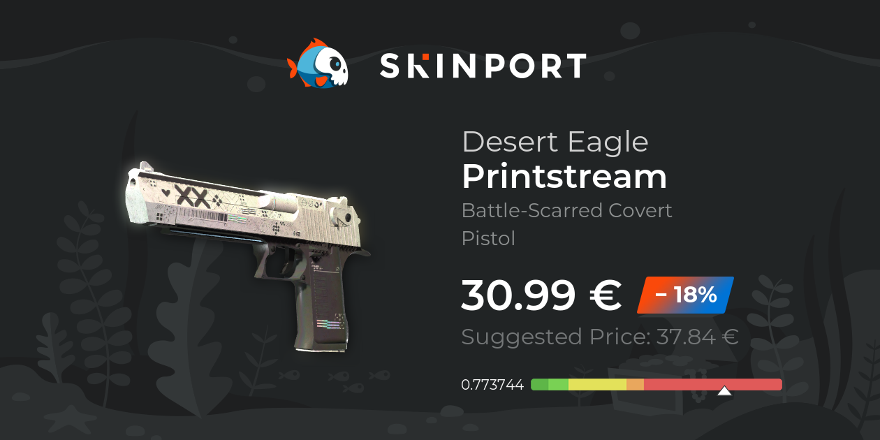Desert Eagle | Printstream (Battle-Scarred) - Counter-Strike 2 - Skinport
