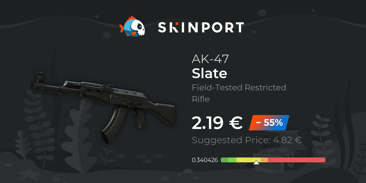 AK-47 | Slate (Field-Tested) - Counter-Strike 2 - Skinport