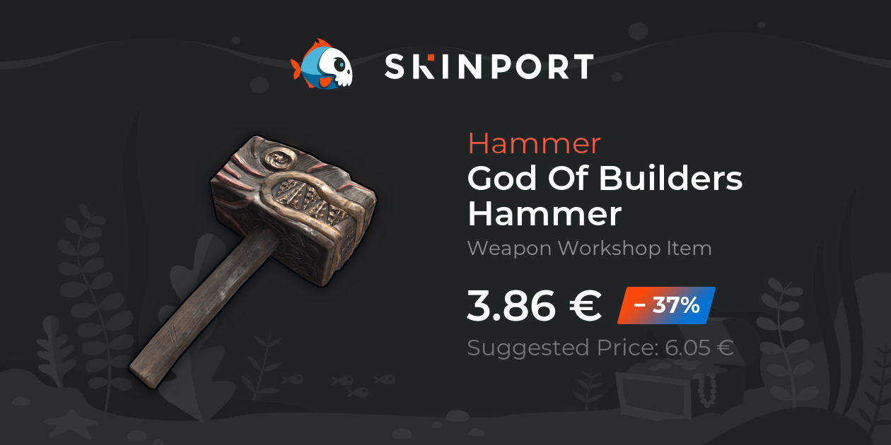 God Of Builders Hammer - Rust - Skinport