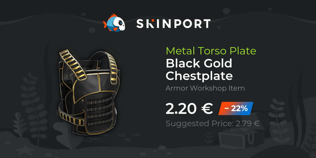 Black Gold Chestplate - Rust - Skinport