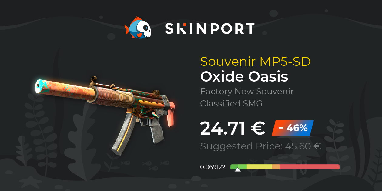 Souvenir MP5-SD | Oxide Oasis (Factory New) - Counter-Strike 2 - Skinport