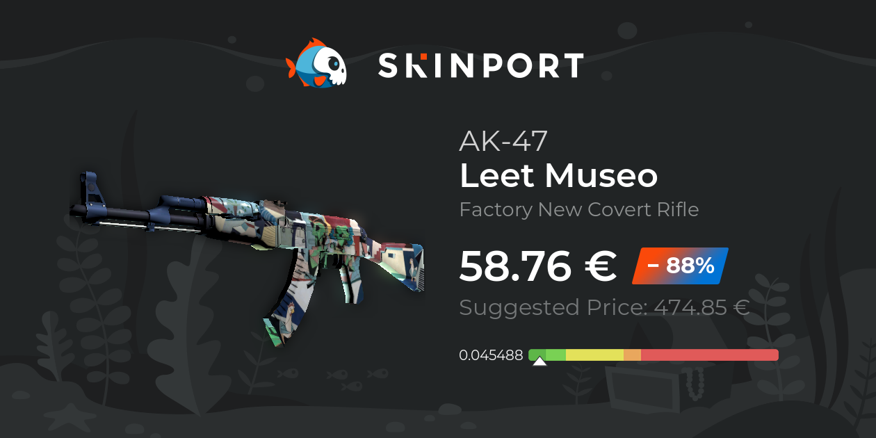 AK-47 | Leet Museo (Factory New) - Counter-Strike 2 - Skinport