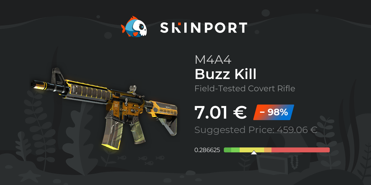 M4A4 | Buzz Kill (Field-Tested) - Counter-Strike 2 - Skinport