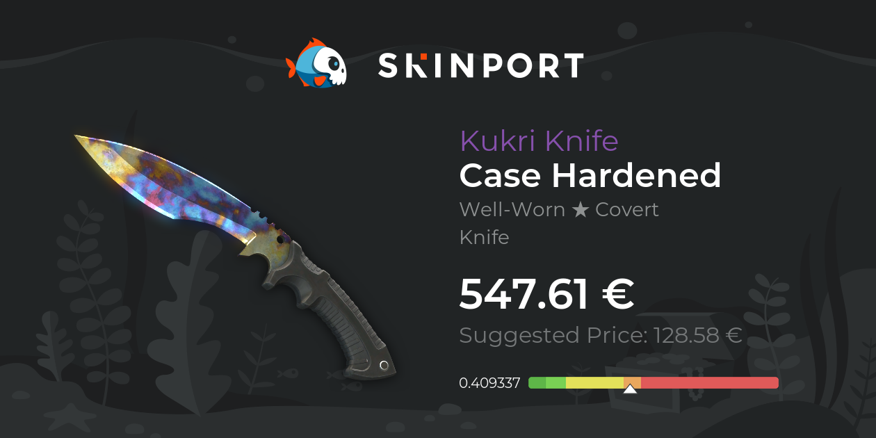 Kukri Knife | Case Hardened (Well-Worn) - Counter-Strike 2 - Skinport