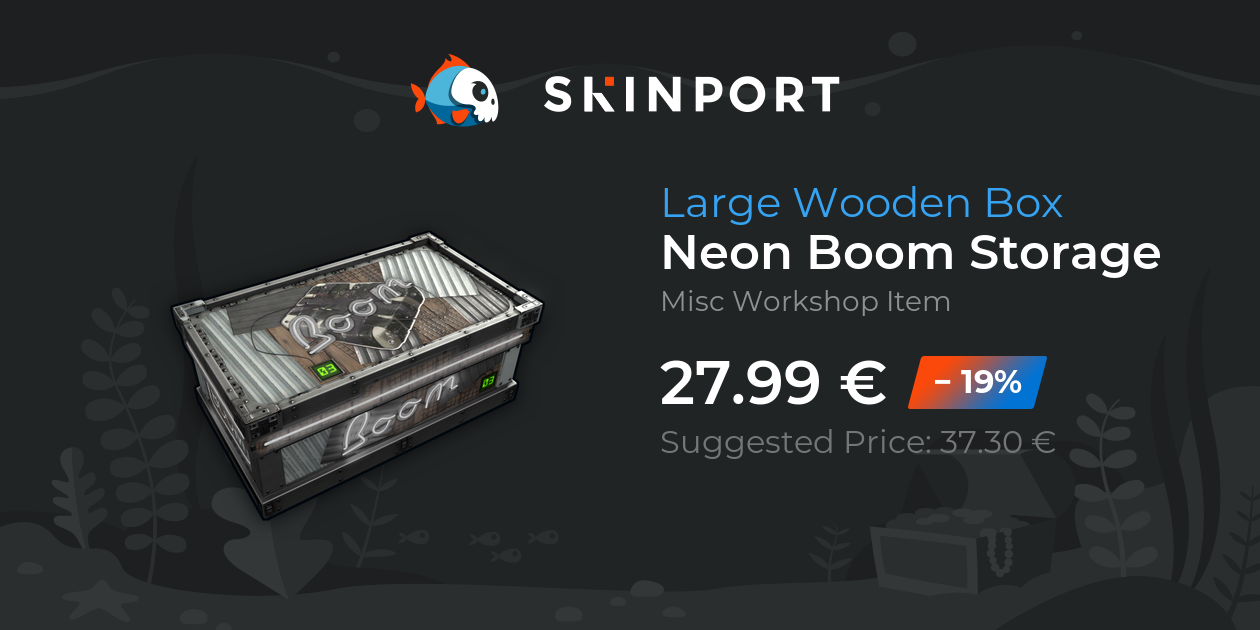 Neon Boom Storage - Rust - Skinport