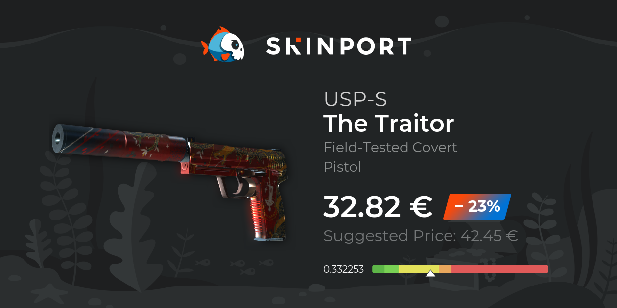 USP-S | The Traitor (Field-Tested) - Counter-Strike 2 - Skinport