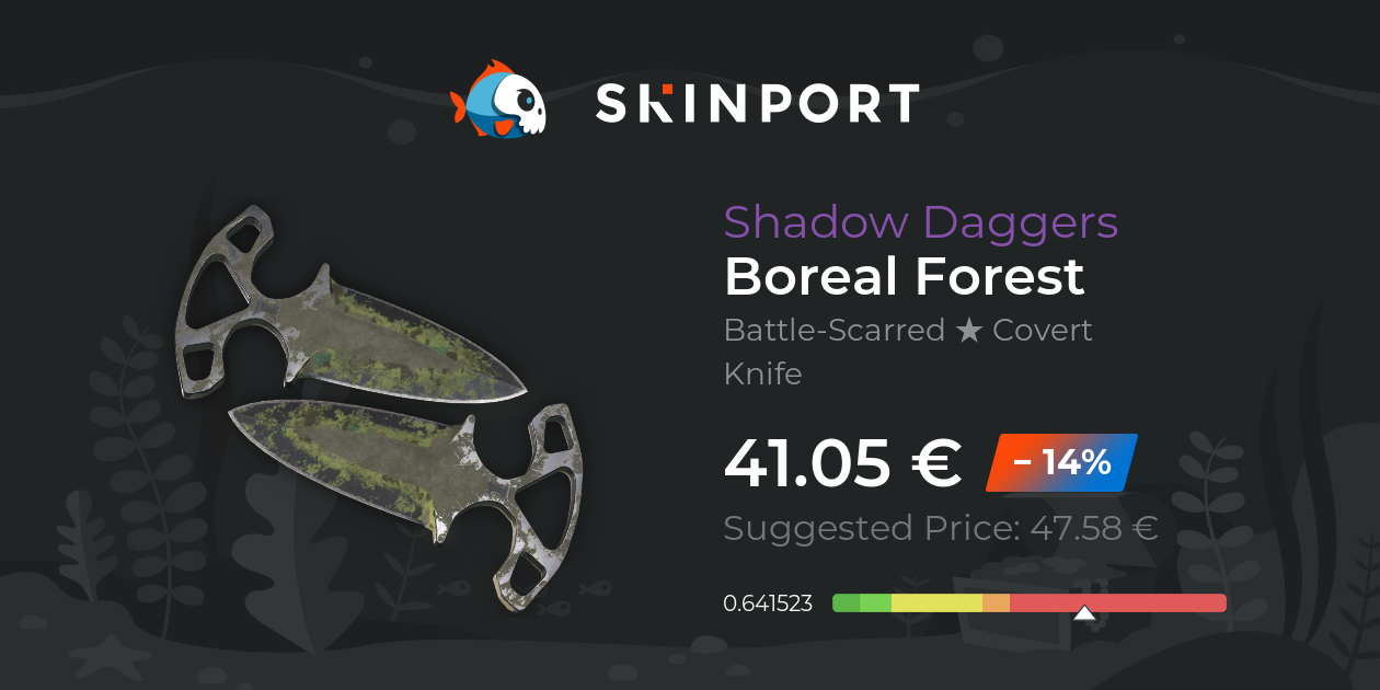 Shadow Daggers | Boreal Forest (Battle-Scarred) - Counter-Strike 2 ...