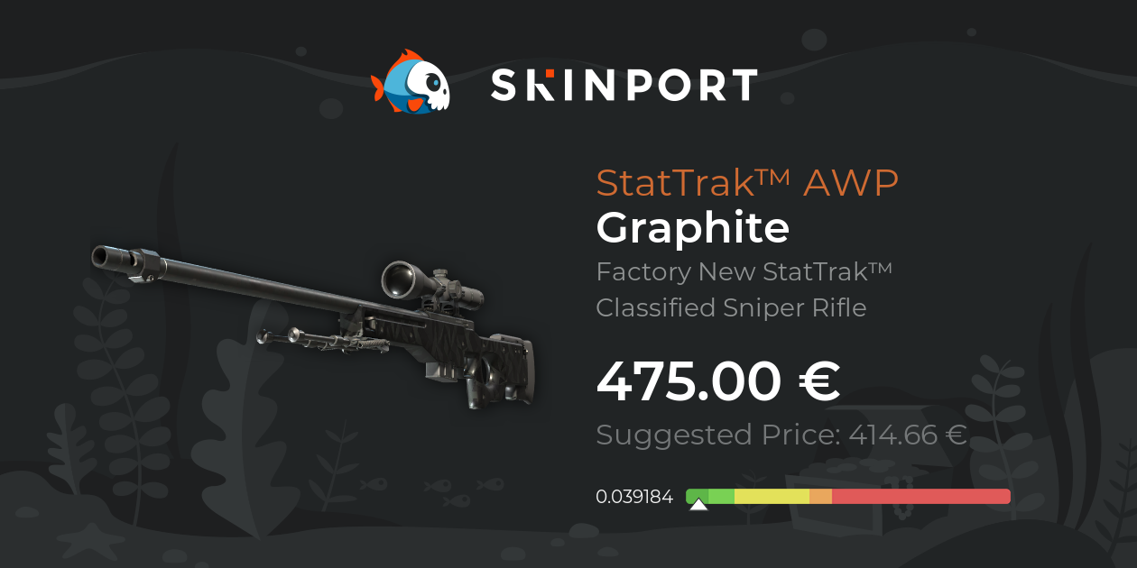 StatTrak™ AWP | Graphite (Factory New) - Counter-Strike 2 - Skinport
