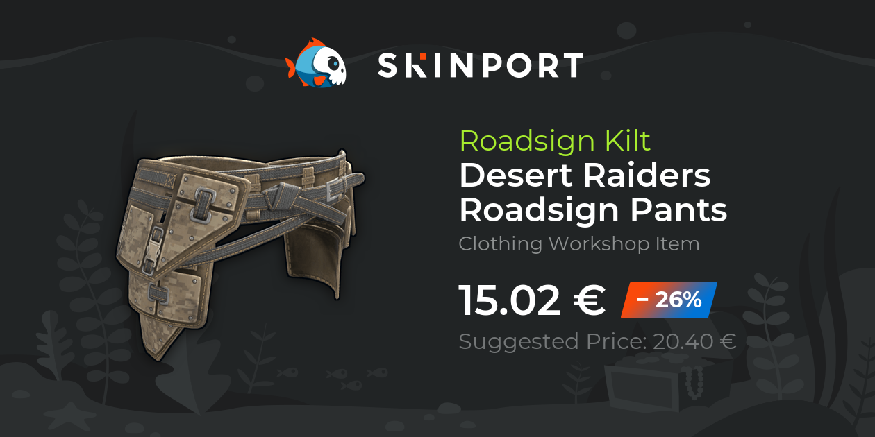 Desert Raiders Roadsign Pants - Rust - Skinport