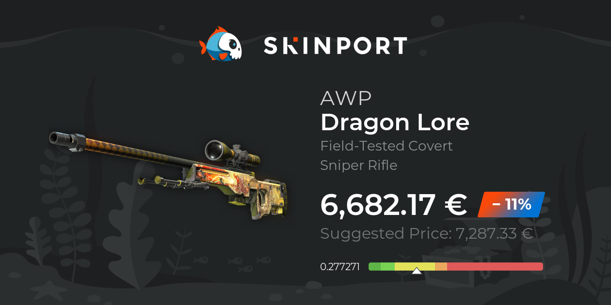 AWP | Dragon Lore (Field-Tested) - Counter-Strike 2 - Skinport