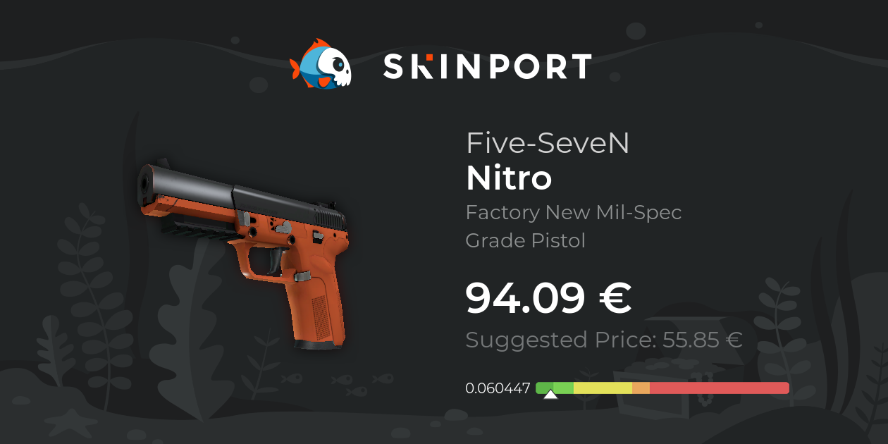 Five-SeveN | Nitro (Factory New) - Counter-Strike 2 - Skinport
