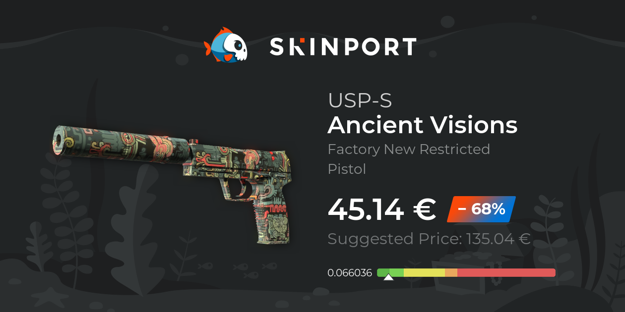 USP-S | Ancient Visions (Factory New) - Counter-Strike 2 - Skinport