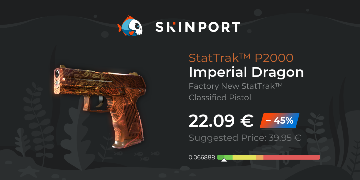 P2000（StatTrak™） | 至尊威龙 (崭新出厂) - Counter-Strike 2 - Skinport