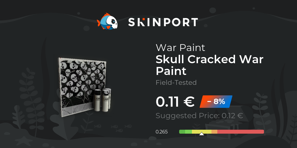 Skull Cracked 战绘 (久经沙场) - Team Fortress 2 - Skinport