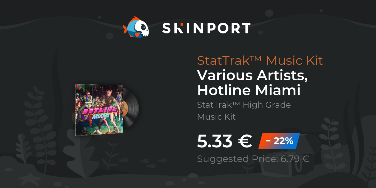 StatTrak™ Music Kit | Various Artists, Hotline Miami - Counter-Strike 2 ...