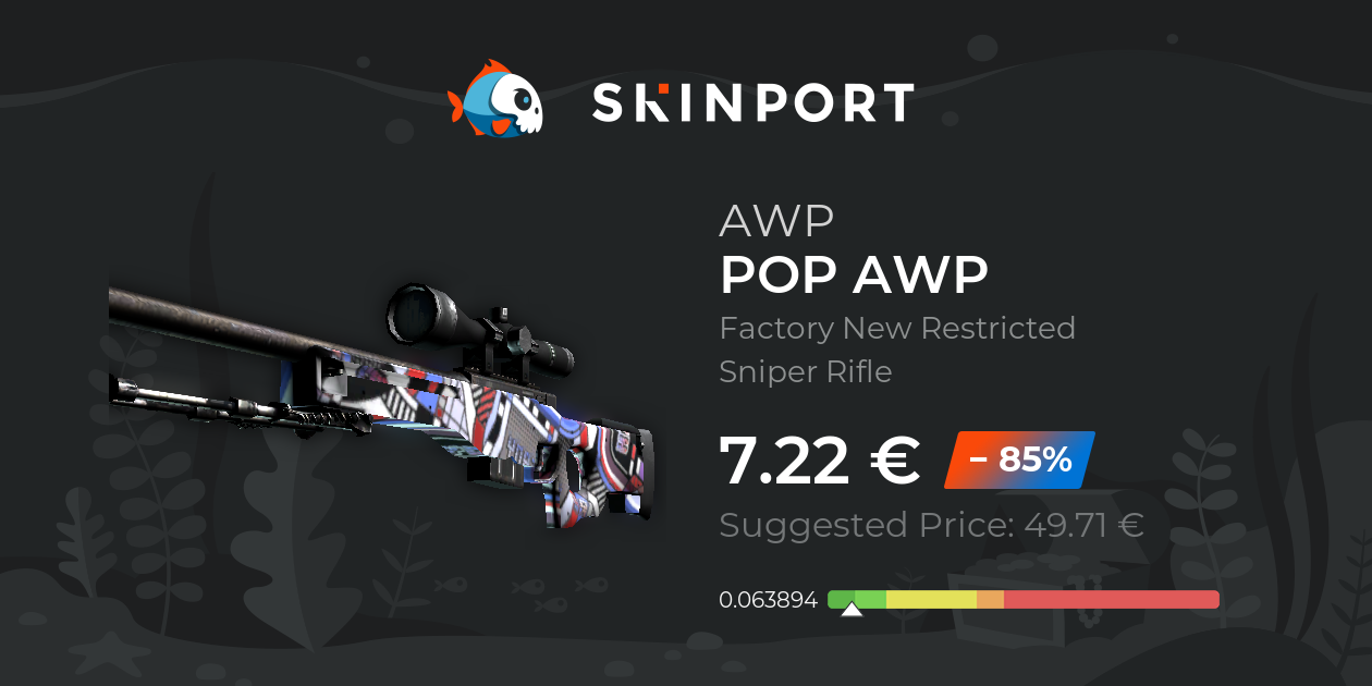 AWP | POP AWP (Factory New) - CS2 - Skinport