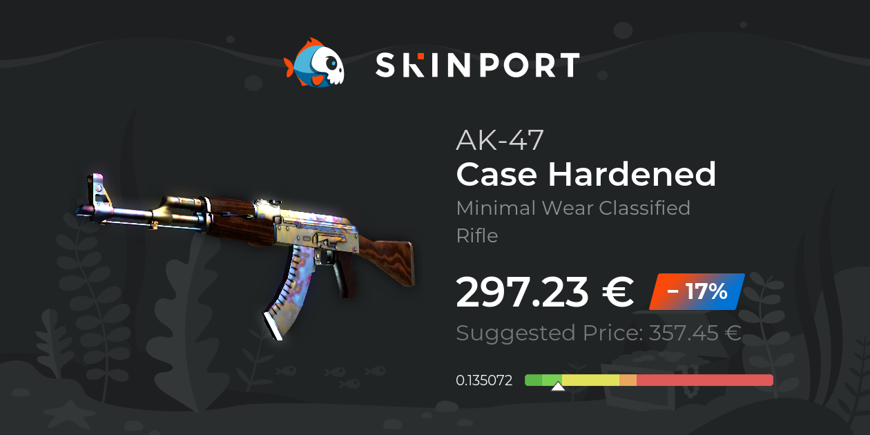 AK-47 | Case Hardened (Minimal Wear) - Counter-Strike 2 - Skinport