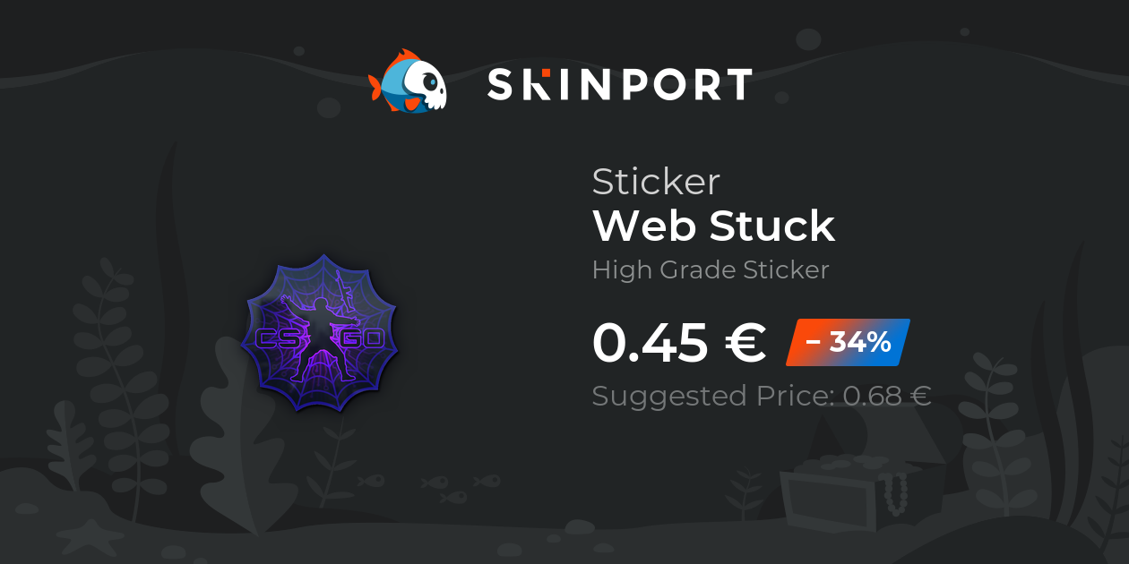 Sticker | Web Stuck - Counter-Strike 2 - Skinport