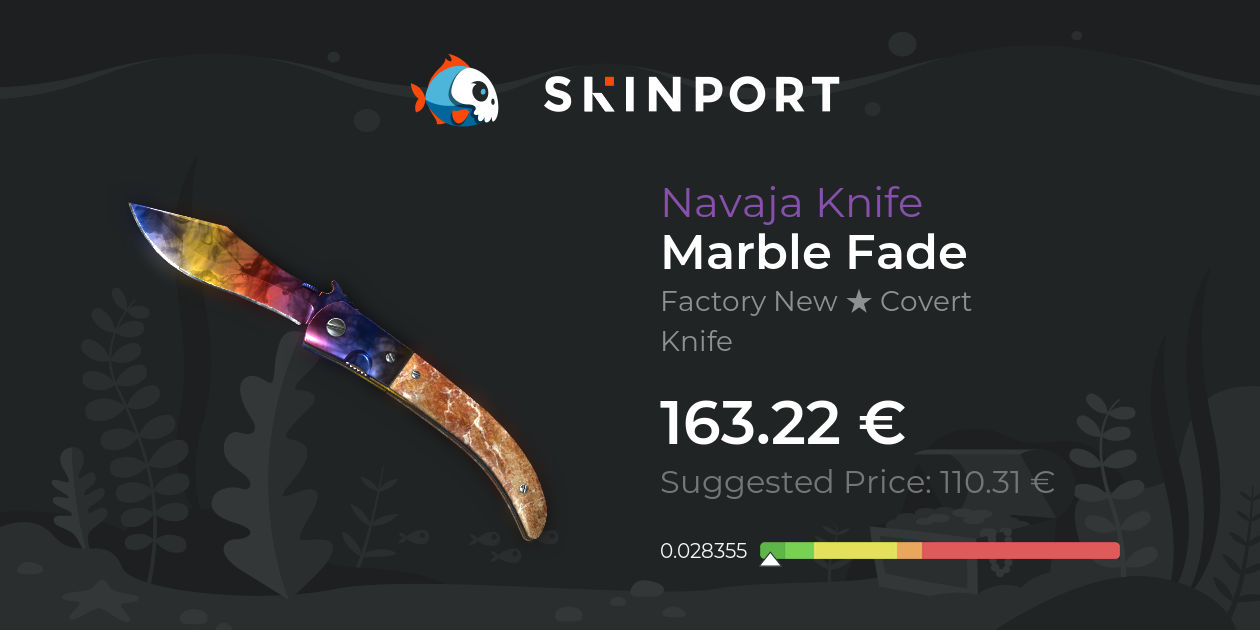 Navaja Knife | Marble Fade (Factory New) - Counter-Strike 2 - Skinport