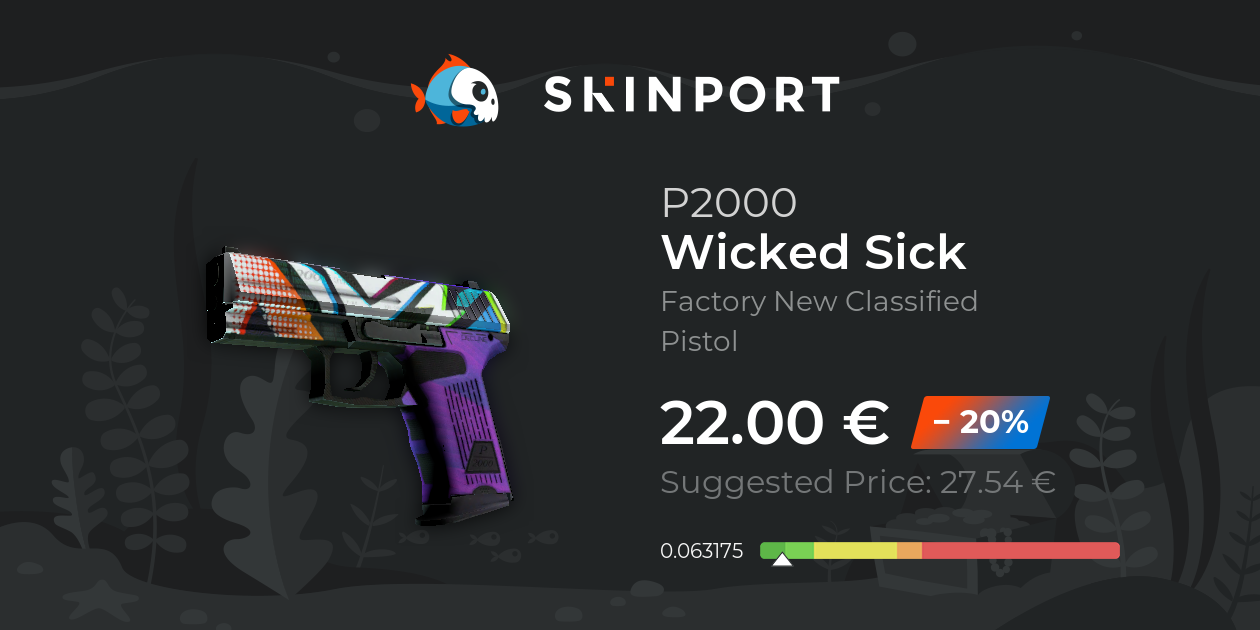 P2000 | Wicked Sick (Factory New) - Counter-Strike 2 - Skinport