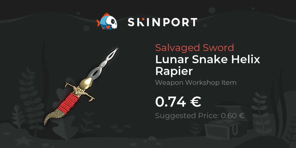 Lunar Snake Helix Rapier - Rust - Skinport