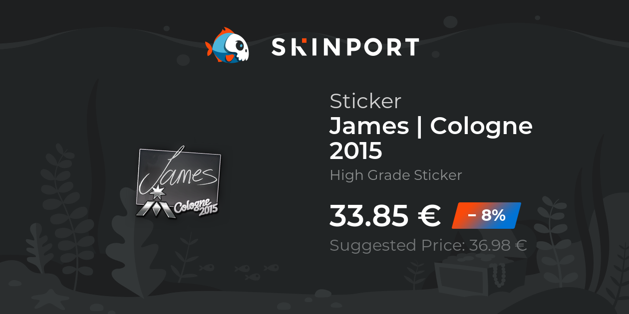 Sticker | James | Cologne 2015 - Counter-Strike 2 - Skinport