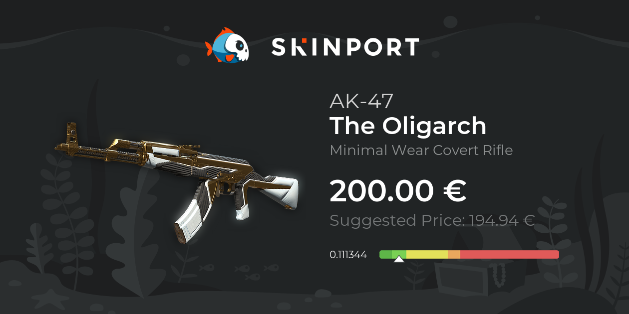 AK-47 | The Oligarch (Minimal Wear) - Counter-Strike 2 - Skinport