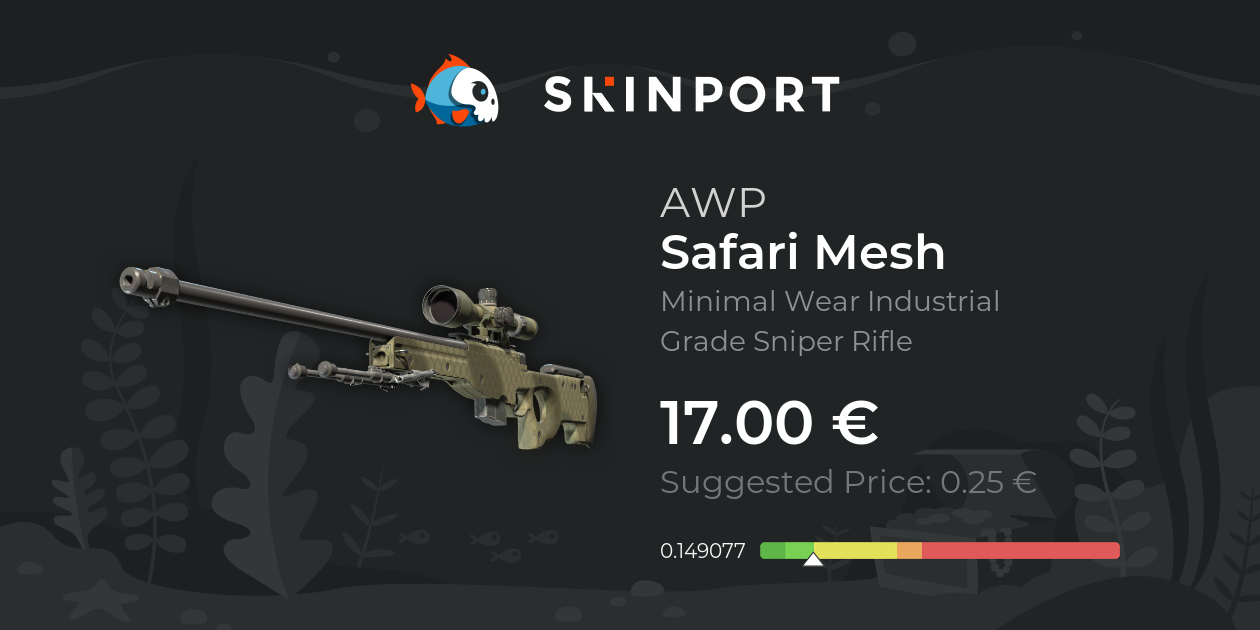 AWP | Safari Mesh (Minimal Wear) - Counter-Strike 2 - Skinport