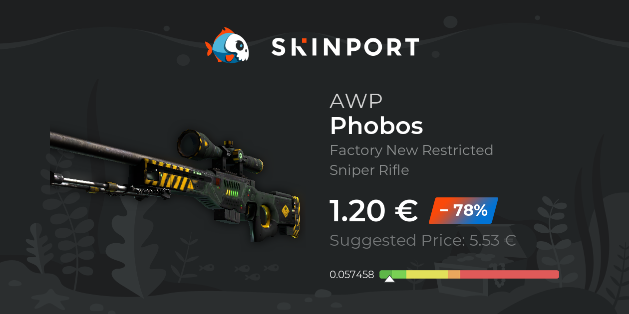 AWP | Phobos (Fabrikneu) - CS:GO - Skinport