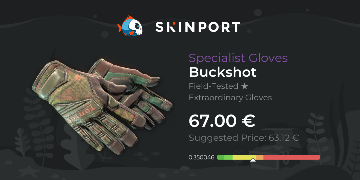 Specialist Gloves | Buckshot (Field-Tested) - Counter-Strike 2 - Skinport