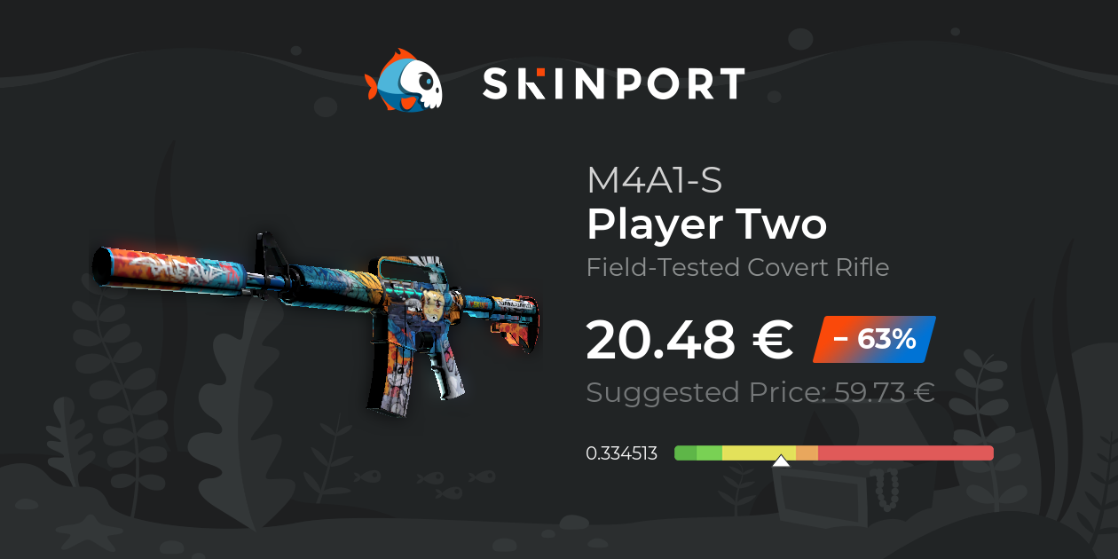 M4A1-S | Player Two (Field-Tested) - CS:GO - Skinport