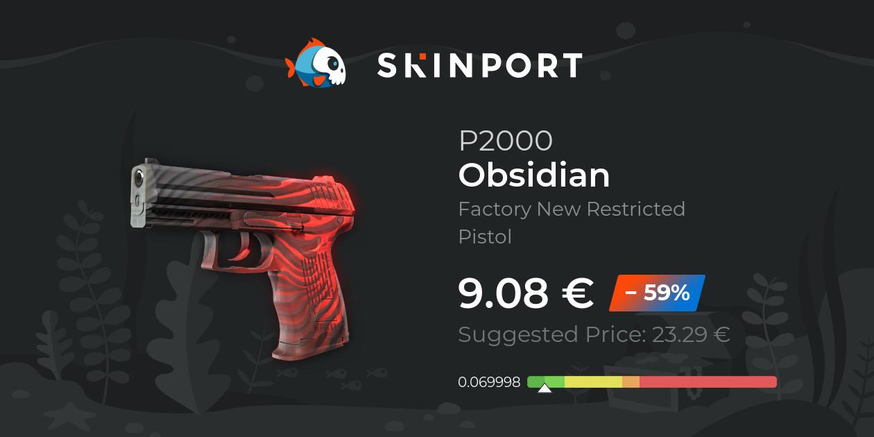 P2000 | Obsidian (Factory New) - Counter-Strike 2 - Skinport